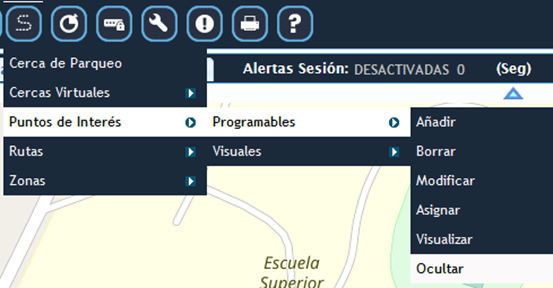 2.2.7.3.1.6 2.2.7.3.1.6. PUNTOS DE INTERES PROGRAMABLES OCULTAR - PRIMERO Manual Web Tracklink ...